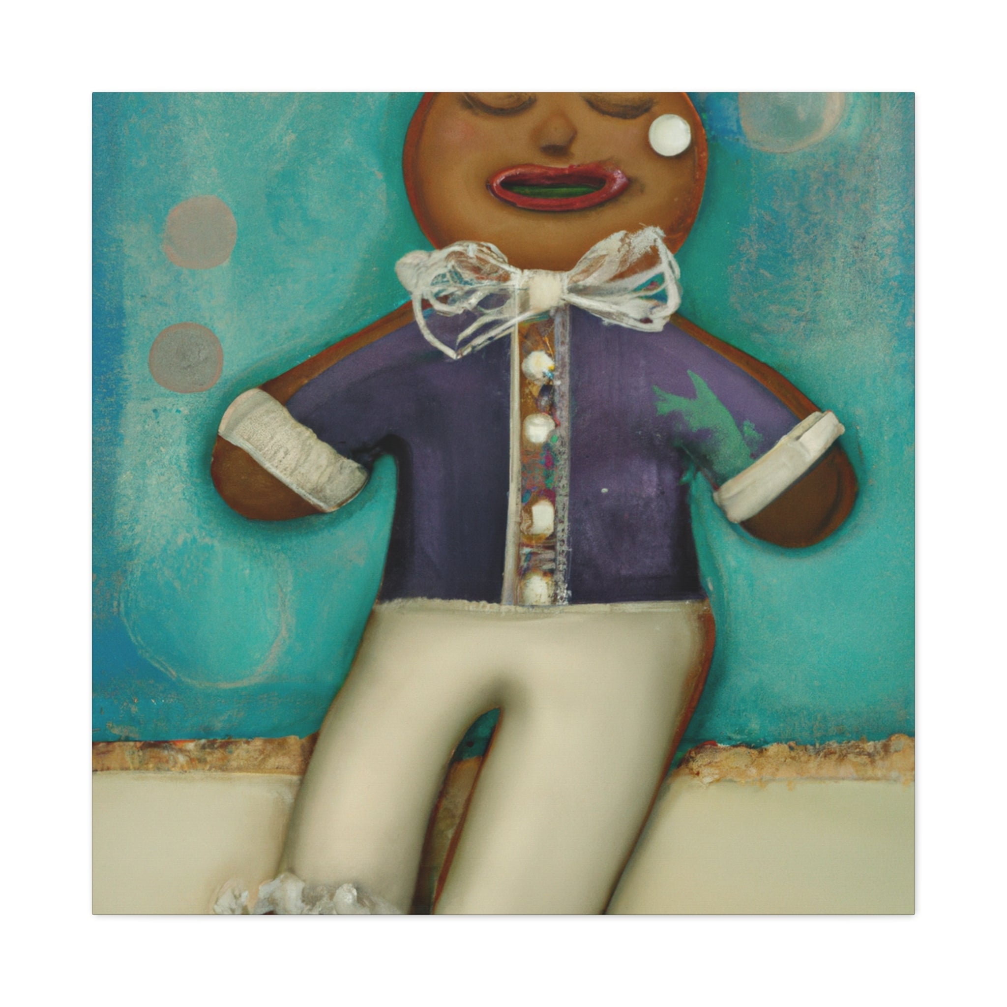 Gingerbread Man Dreamscape - Canvas - Walmart.com