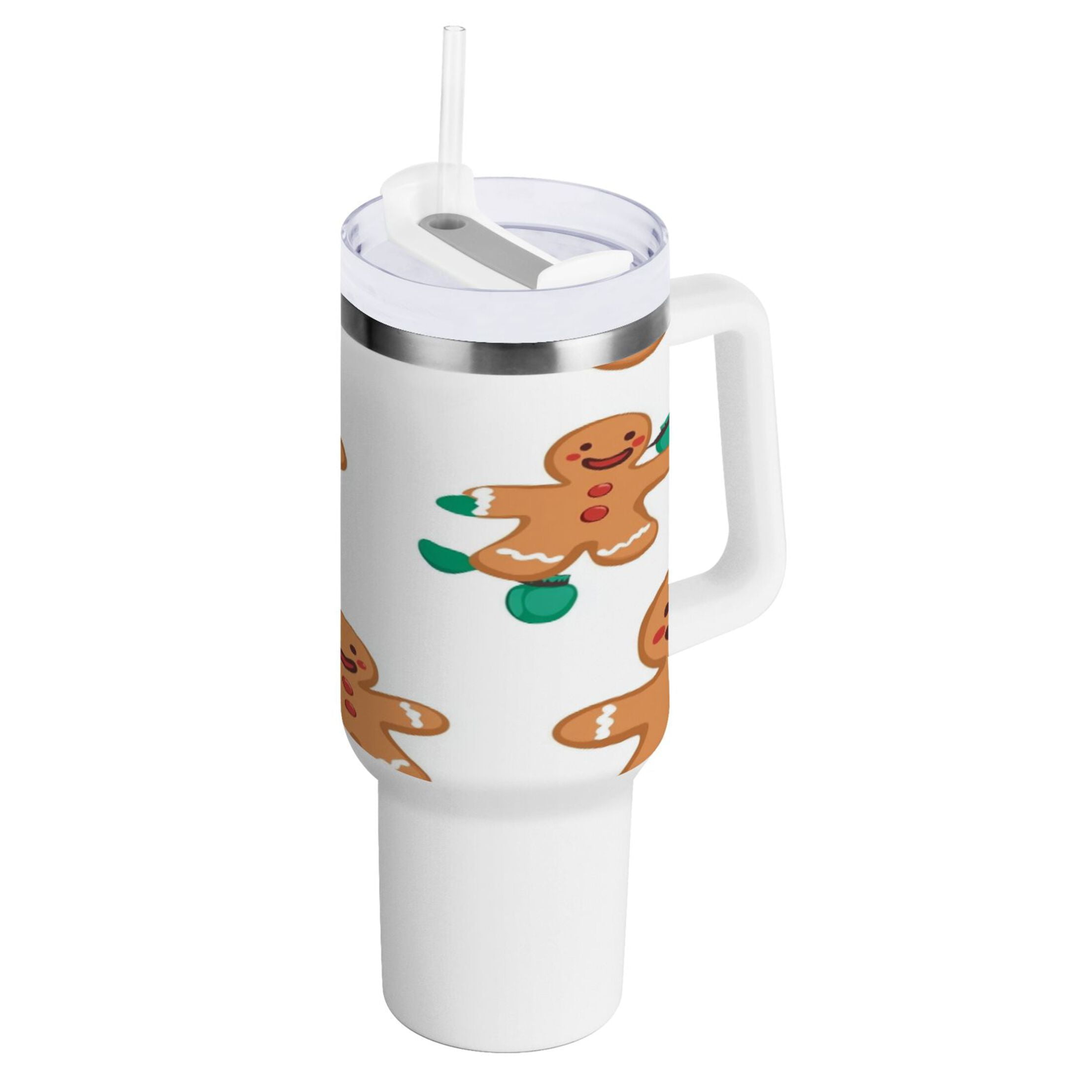 Gingerbread Man Element Insulated Tumblers 40oz Double-Walled Stainless ...