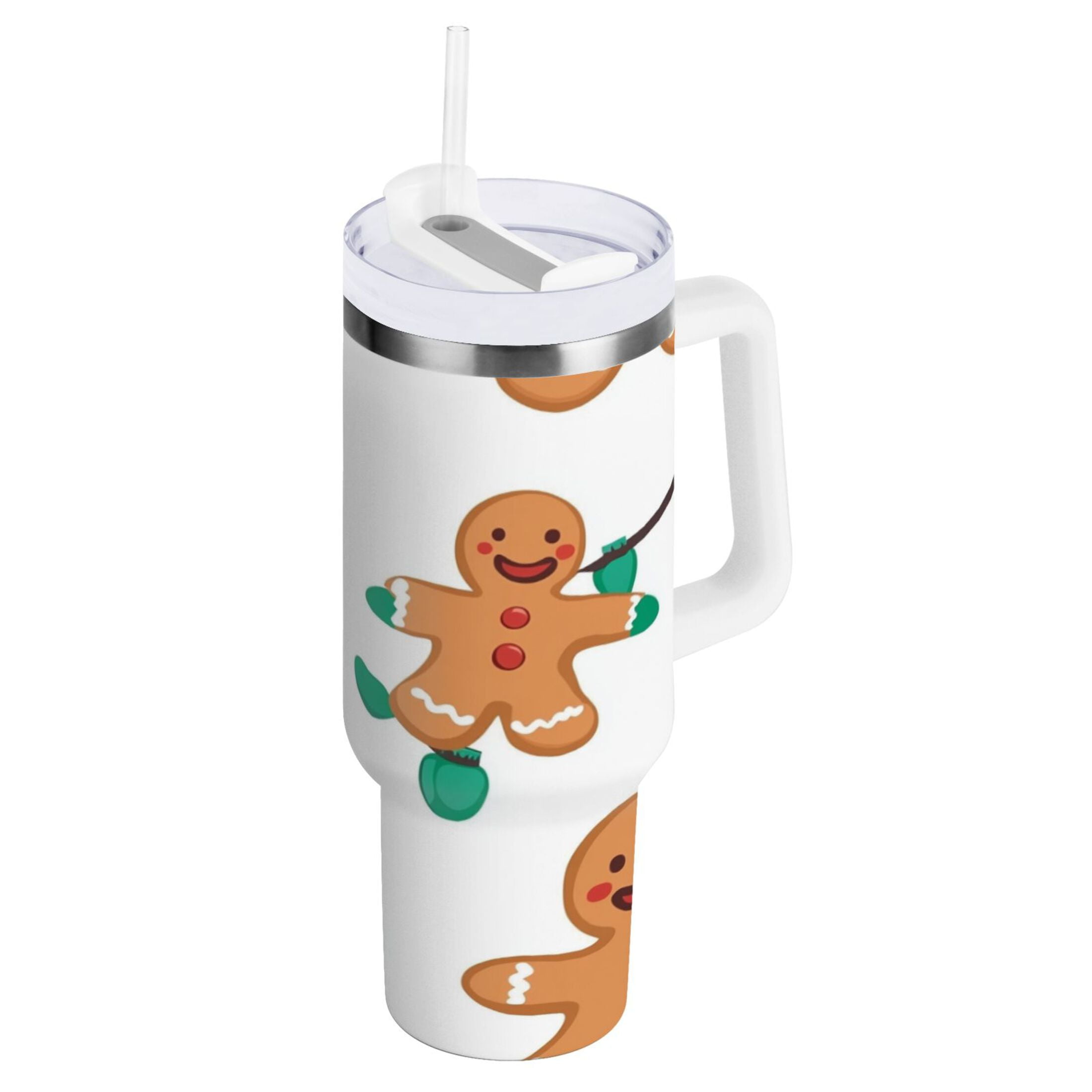 Gingerbread Man Element Water Bottles 30oz Insulated Tumblers Double ...