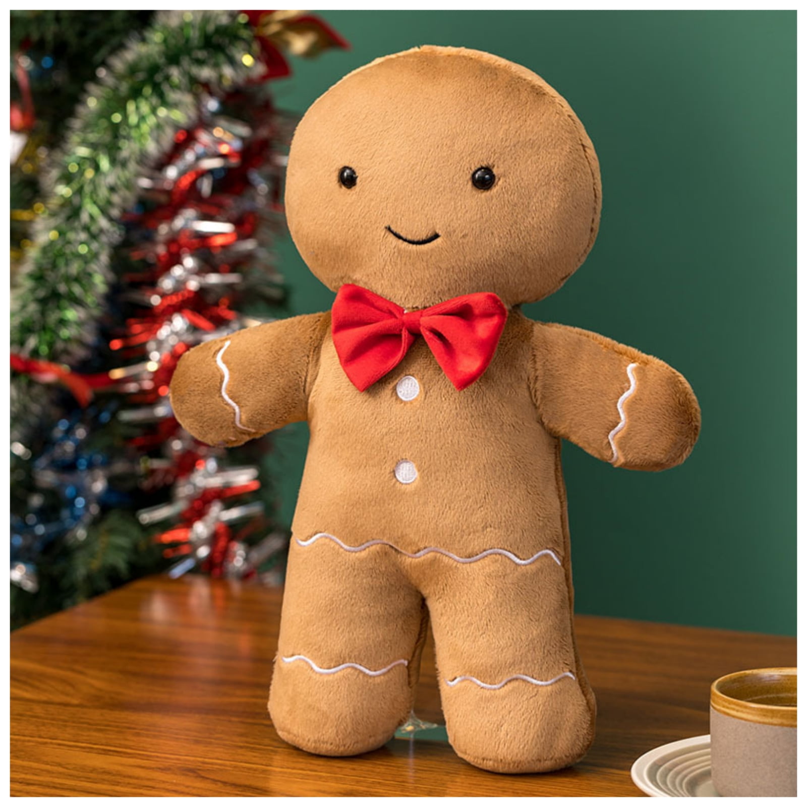 Gingerbread Man Gingerbread Christmas Decorations Gingerbread Pillow ...