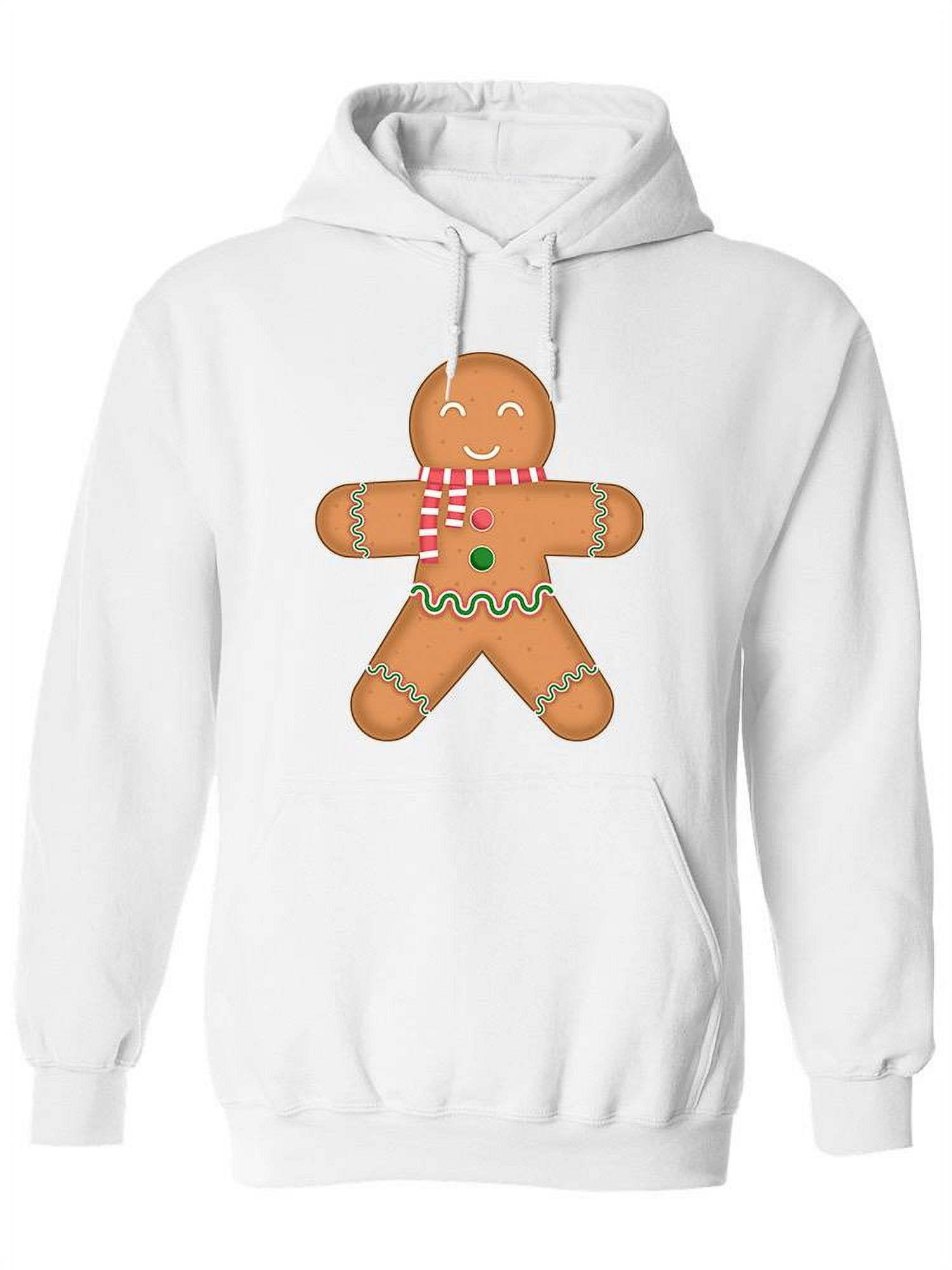 Gingerbread Man Hoodie Women -SPIdeals Designs, Female Large - Walmart.com