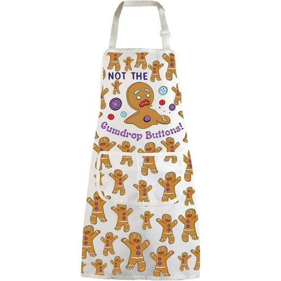 Gingerbread Man Kitchen Apron Green Monster Musical Gifts Not My ...
