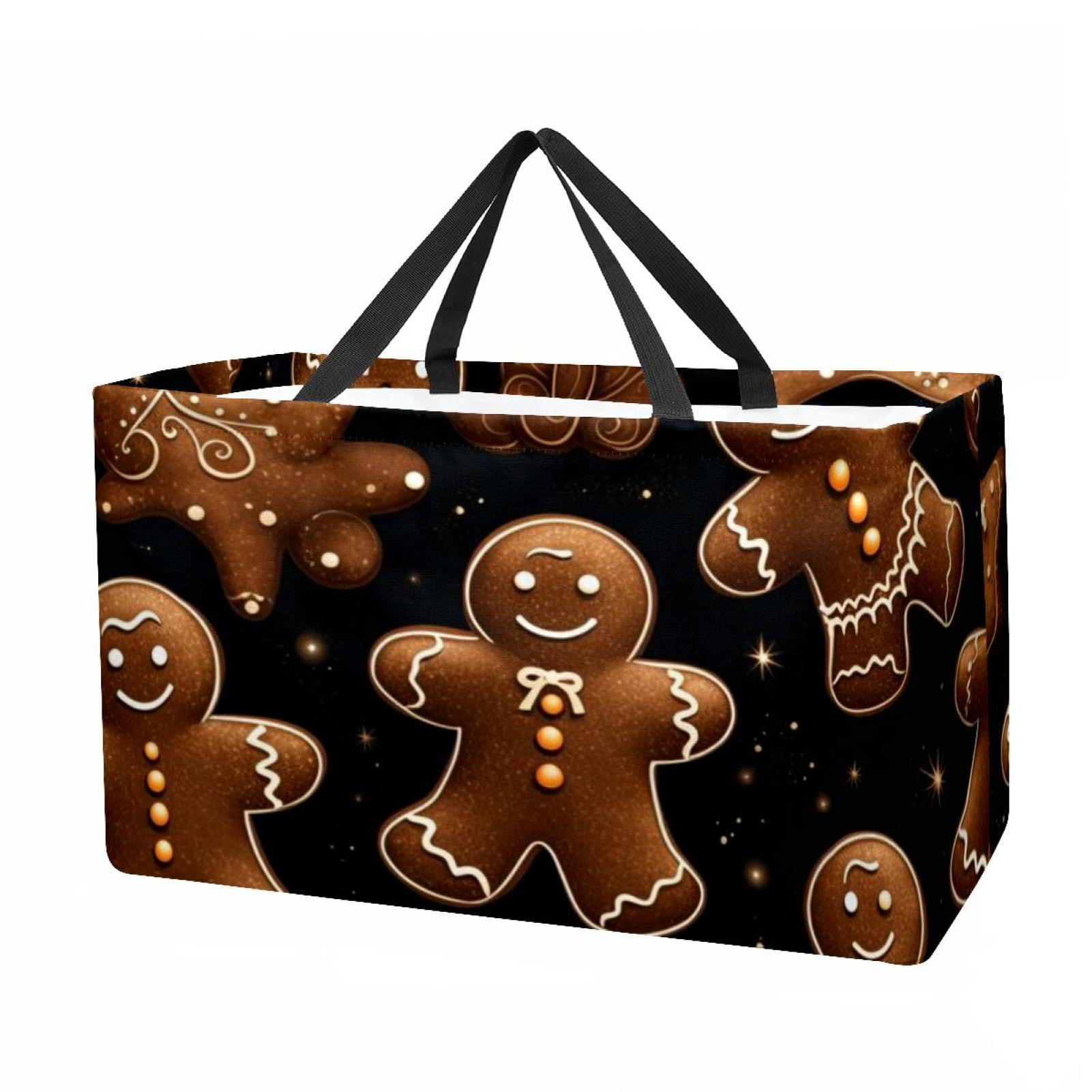 Gingerbread Man Large Capacity Reinforced Oxford Cloth Storage Bin ...