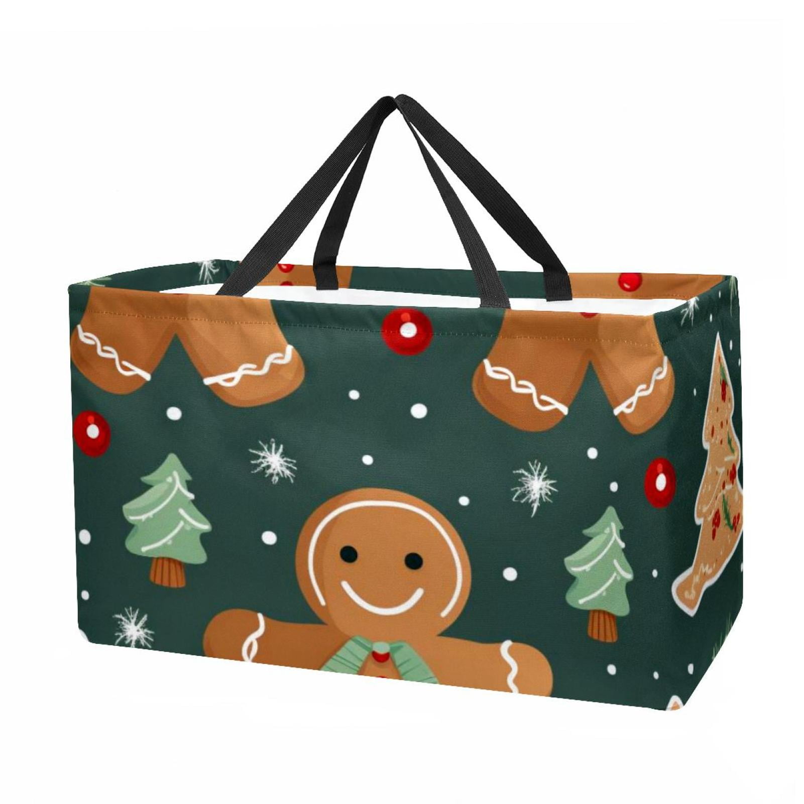Gingerbread Man Large Foldable Oxford Cloth Storage Bin - Decorative ...