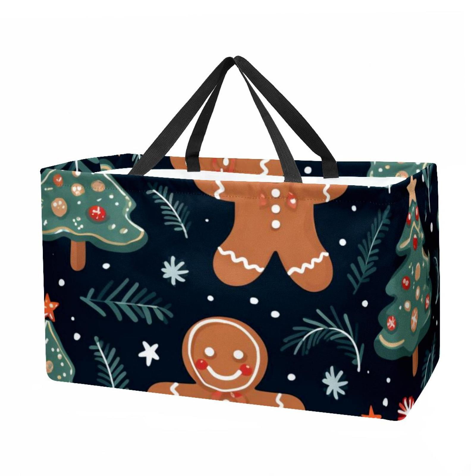 Gingerbread Man Large Oxford Cloth Laundry Organizer Cube Organizer ...