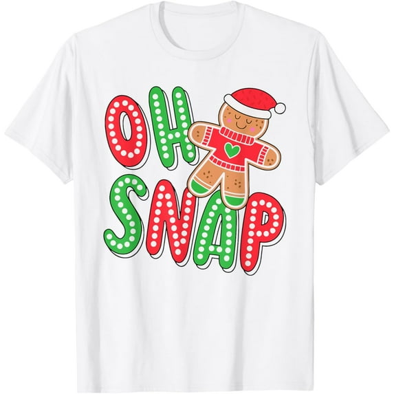 Gingerbread Man Oh Snap Cookie Costume Baking Team T-Shirt Tshirt All Size S-5XL - Walmart.com