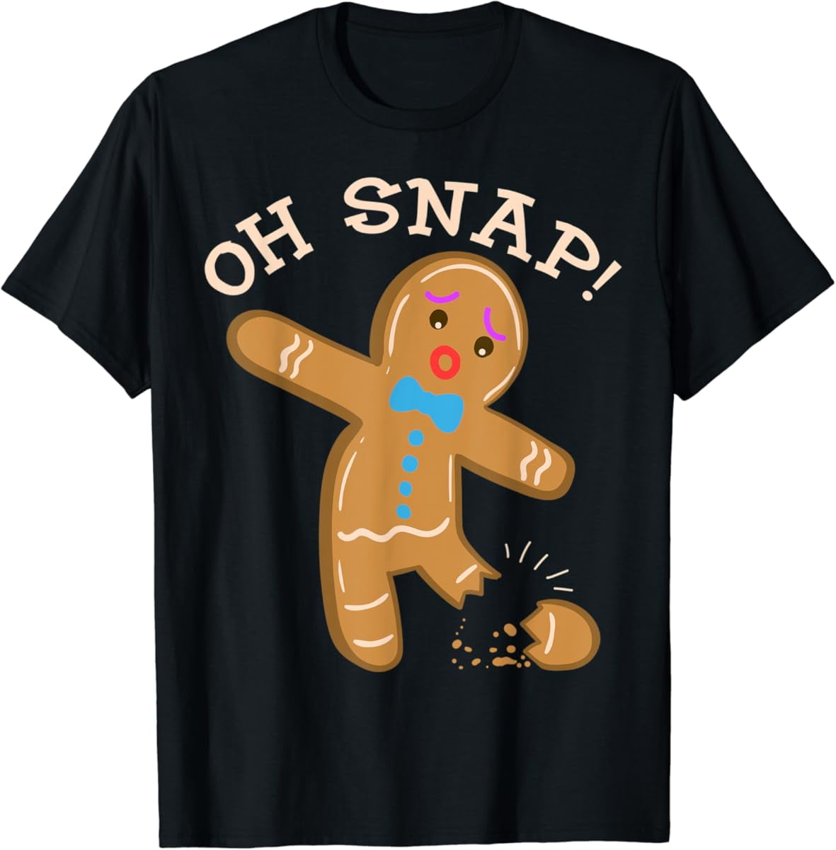 Gingerbread Man Oh Snap Cute Garment T-Shirt Tshirt All Size S-5XL ...