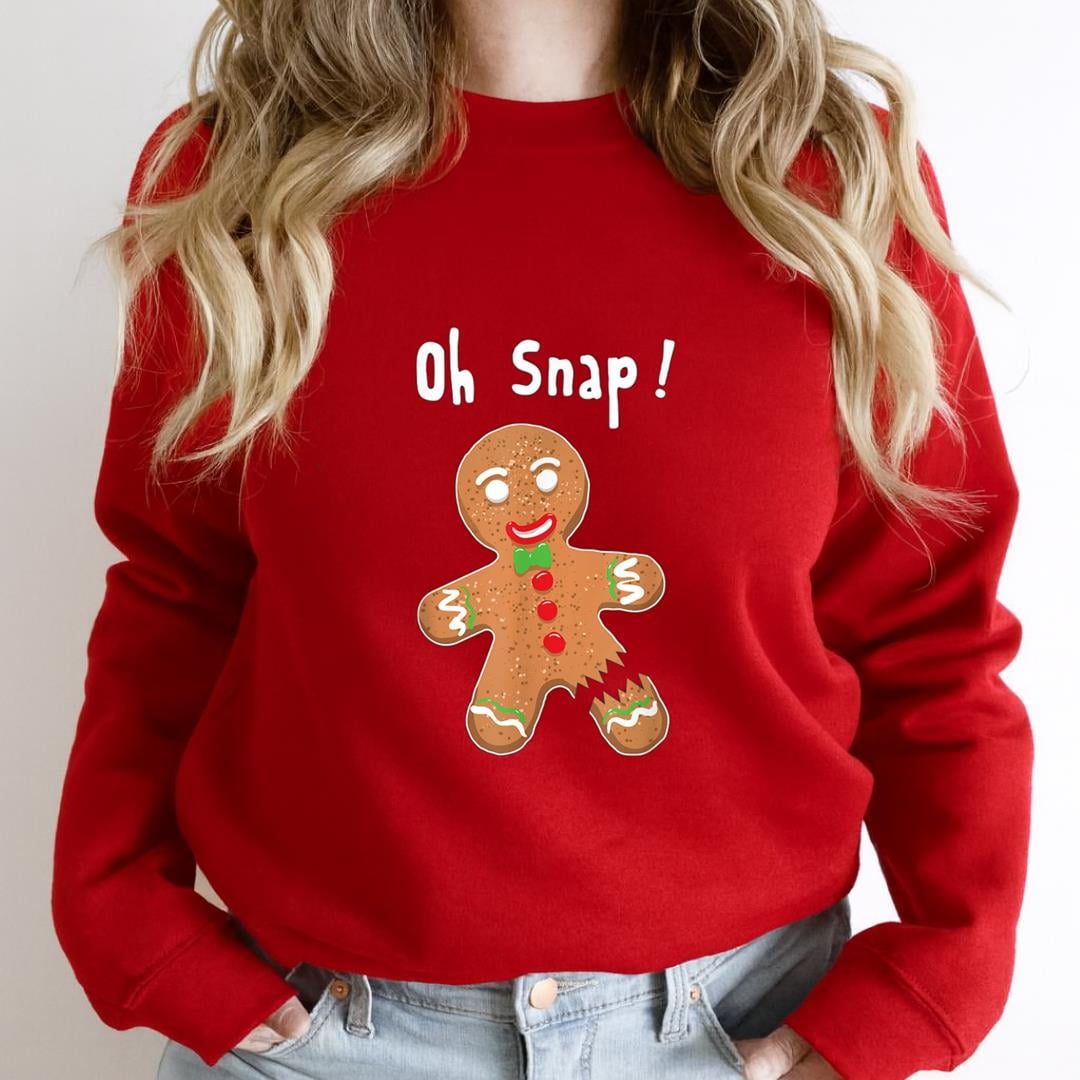 Gingerbread Man Oh Snap Funny Christmas Cookie Costume Baking Team ...