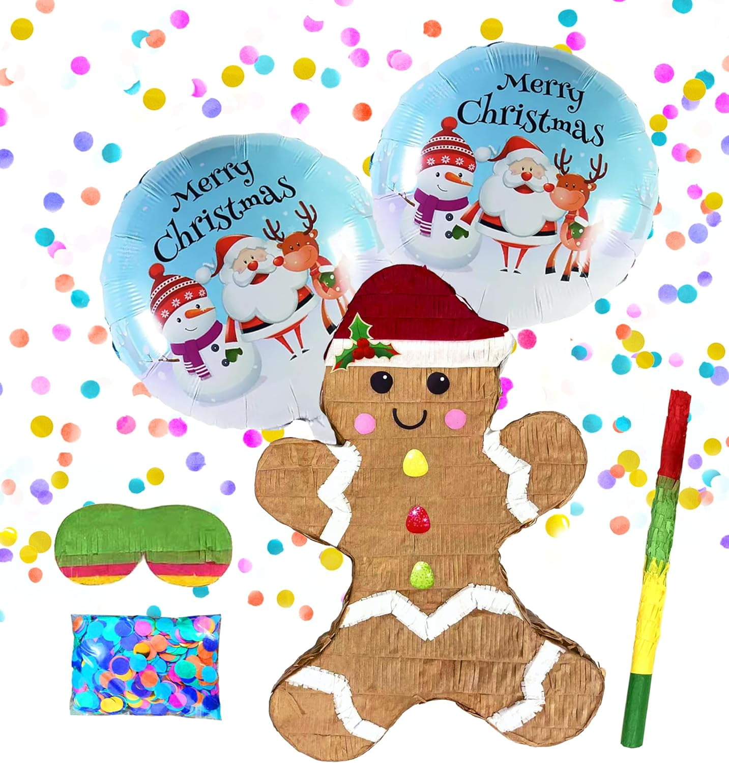 Gingerbread Man Pinatas Perfect Christmas Decorations for Themed ...