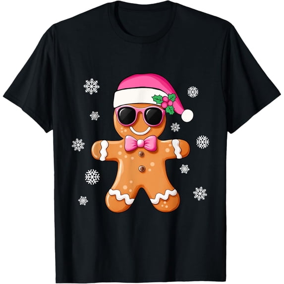 Gingerbread Man Pink Cookie Costume Baking Team T-Shirt Tshirt All Size S-5XL - Walmart.com