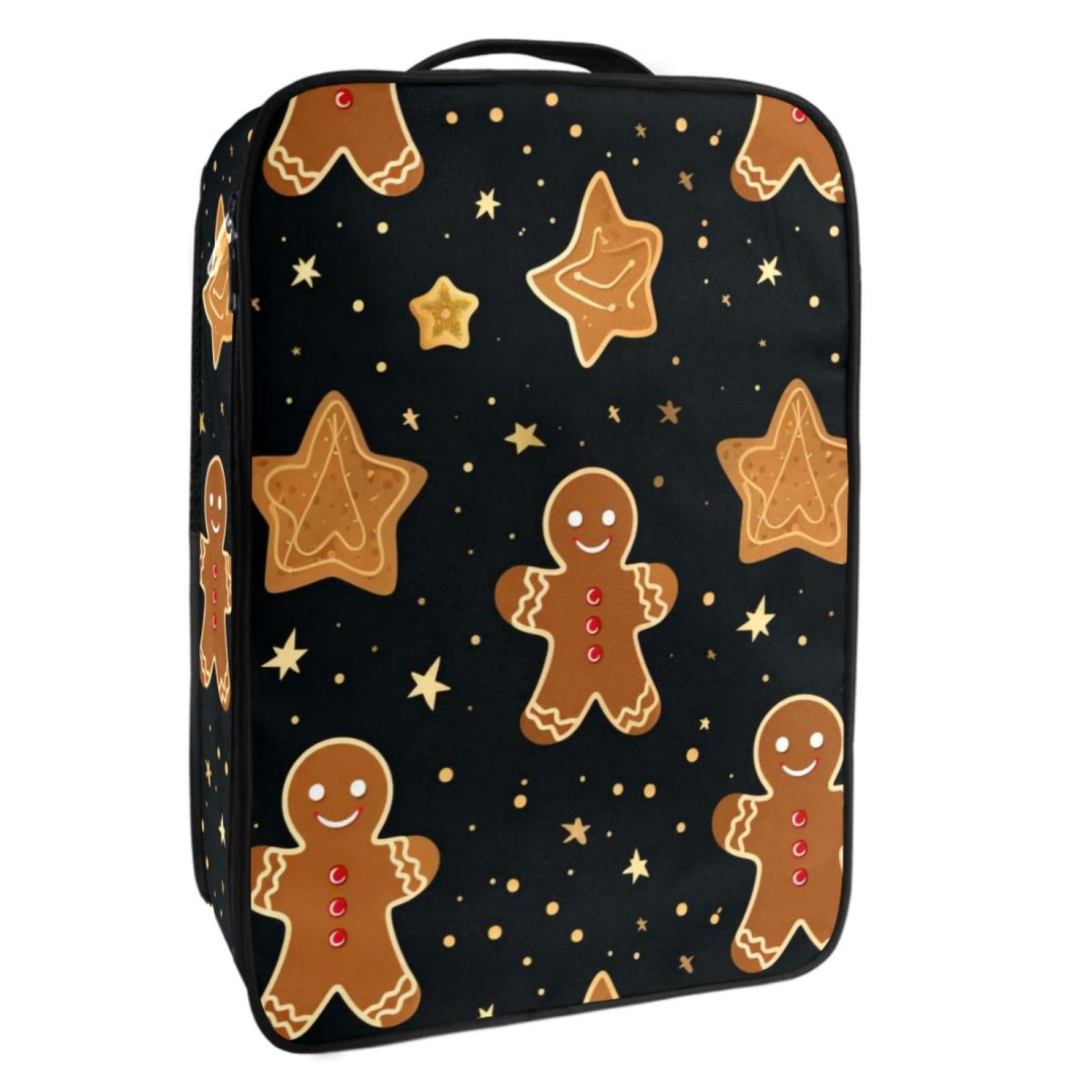 Gingerbread Man Polyester Shoe Box Organizer Rack for 9x12in Shoe ...