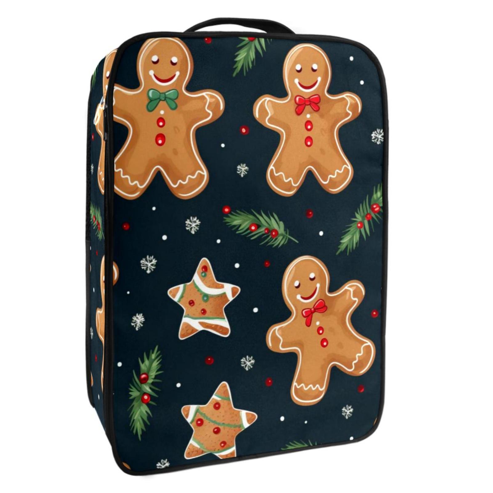 Gingerbread Man Polyester Shoe Boxes Organizer 23x31cm/9x12in, Closet ...