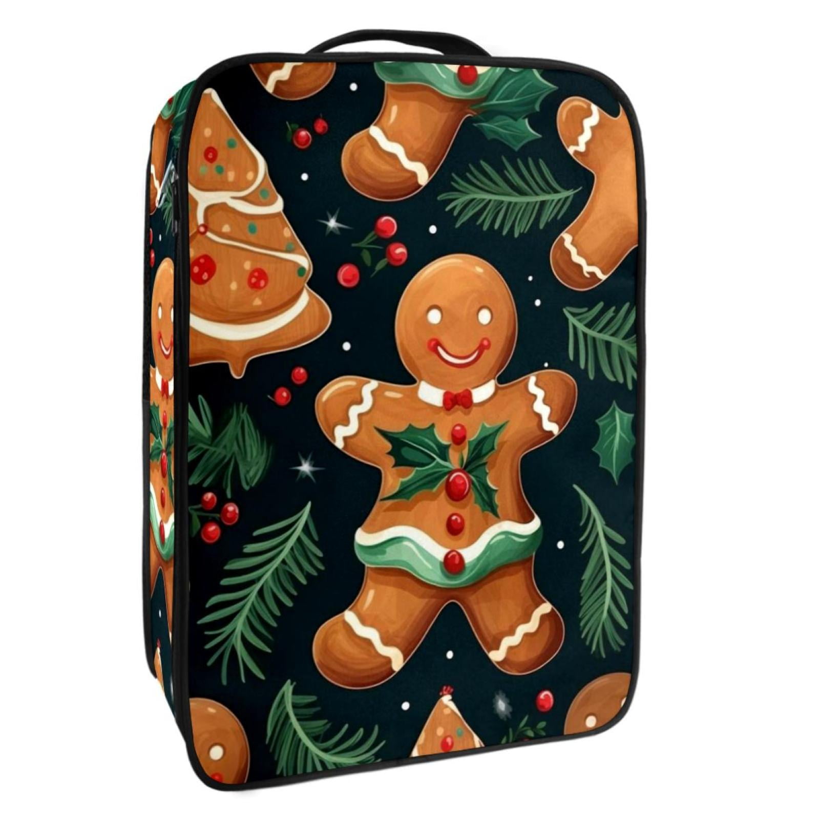 Gingerbread Man Polyester Shoe Boxes Organizer, 23x31cm/9x12in Size for ...