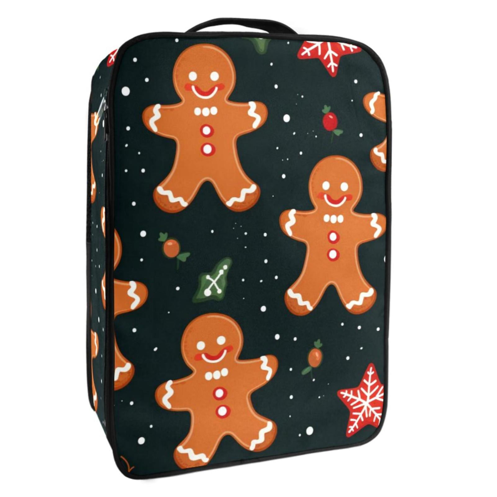 Gingerbread Man Polyester Shoe Boxes Organizer Storage Container Closet ...