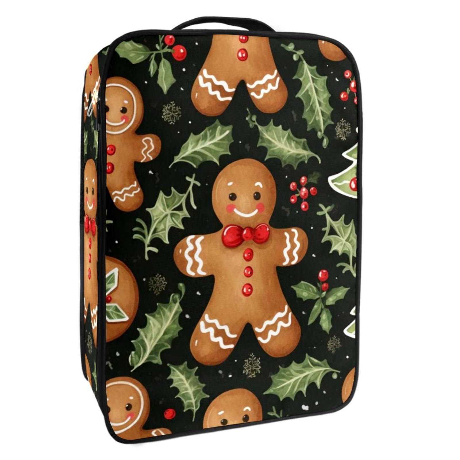 Gingerbread Man Polyester Shoe Boxes Organizer for Closet Storage ...