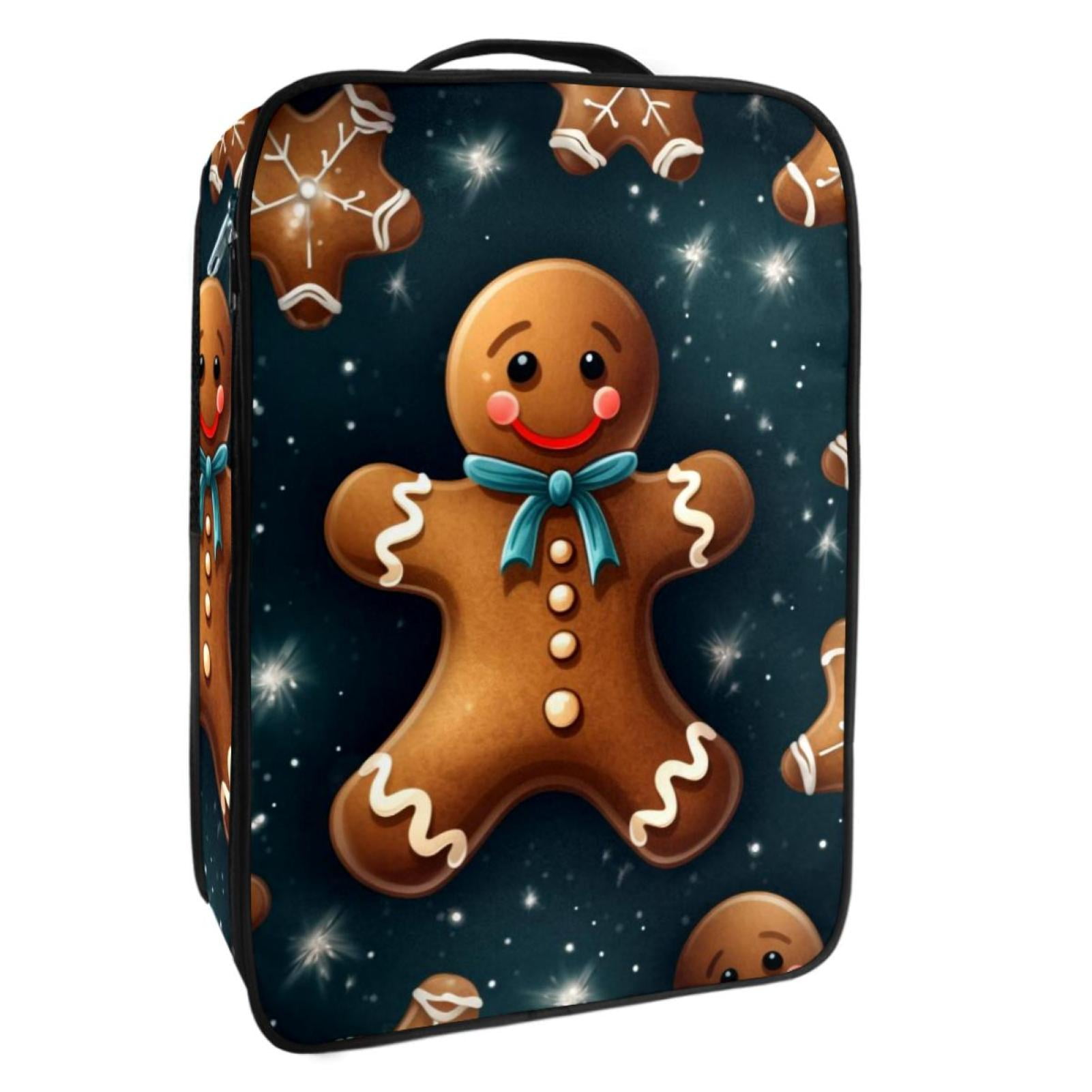 Gingerbread Man Polyester Shoe Boxes - Premium Storage Containers for ...