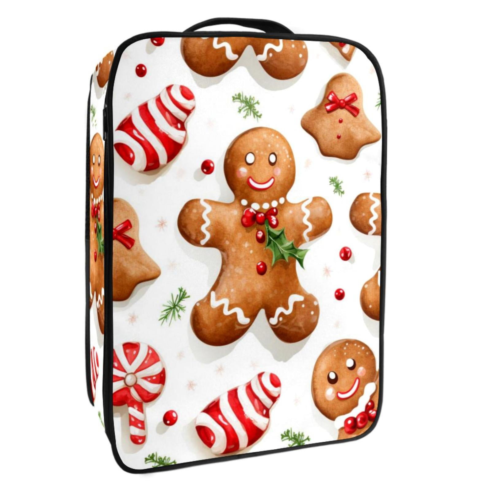 Gingerbread Man Polyester Shoe Container Organizer Box - 23x31cm/9x12in ...