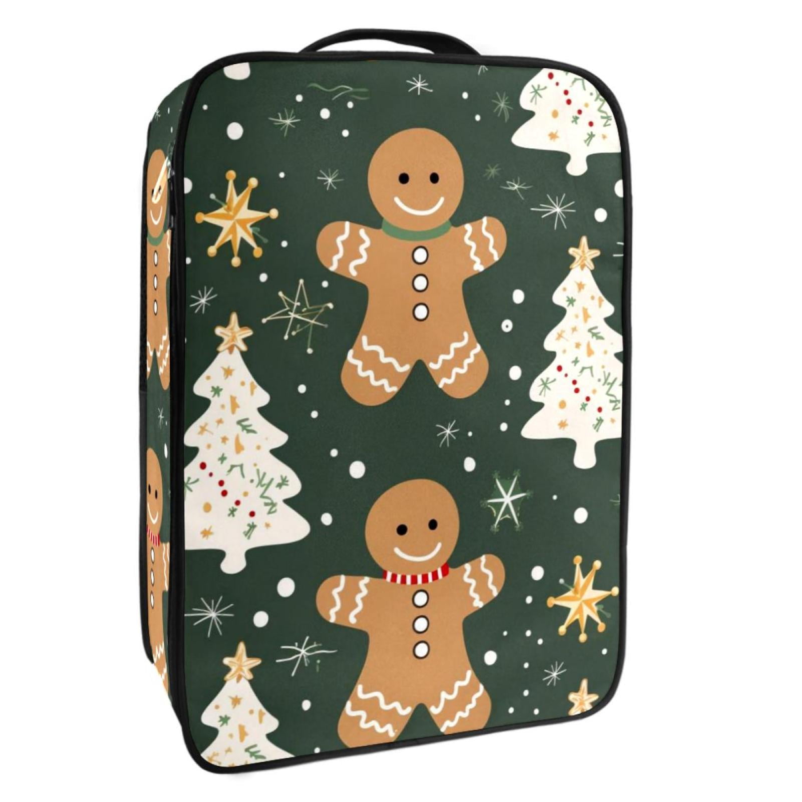 Gingerbread Man Polyester Shoe Storage Box Organizer, 23x31cm/9x12in ...