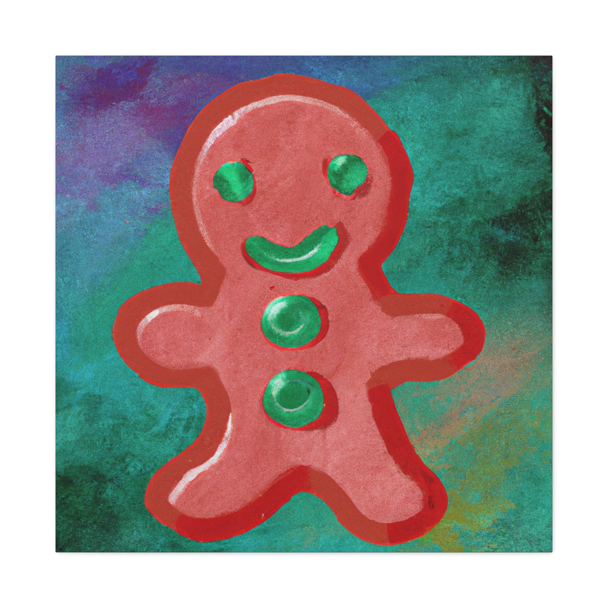 Gingerbread Man Pop Art - Canvas - Walmart.com