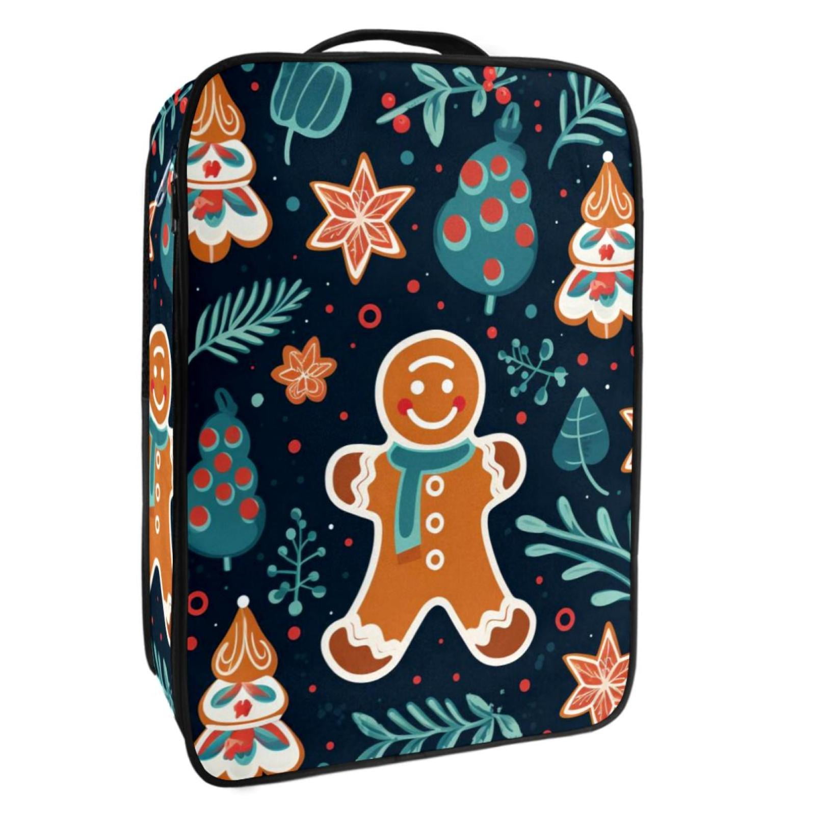 Gingerbread Man Premium Polyester Shoe Containers - Organize Your ...