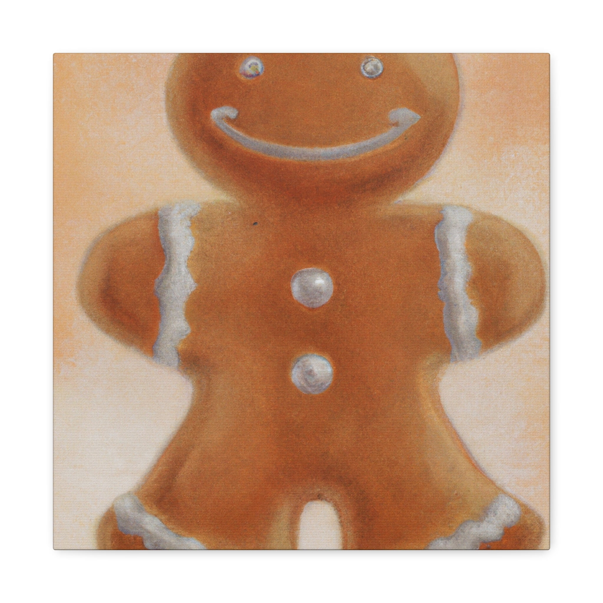 "Gingerbread Man Realism" - Canvas - Walmart.com