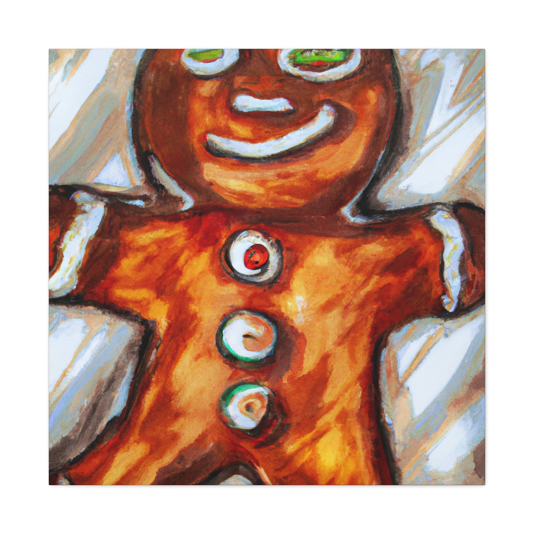 Gingerbread Man Realism - Canvas - Walmart.com