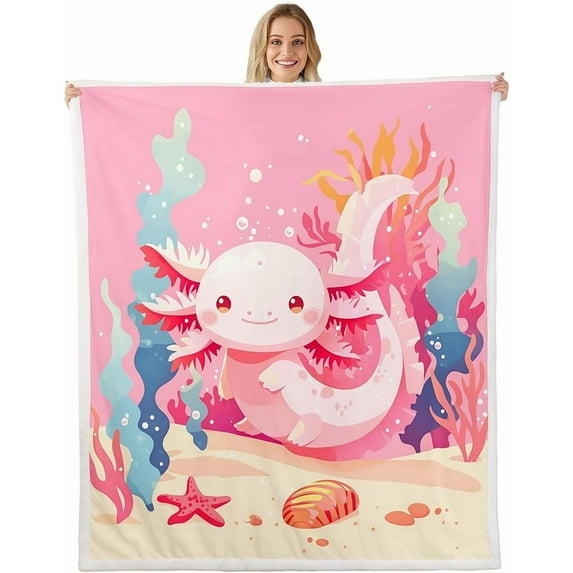 Gingerbread Man Sherpa Blanket Plush Fuzzy Cute Christmas Fleece Throw ...