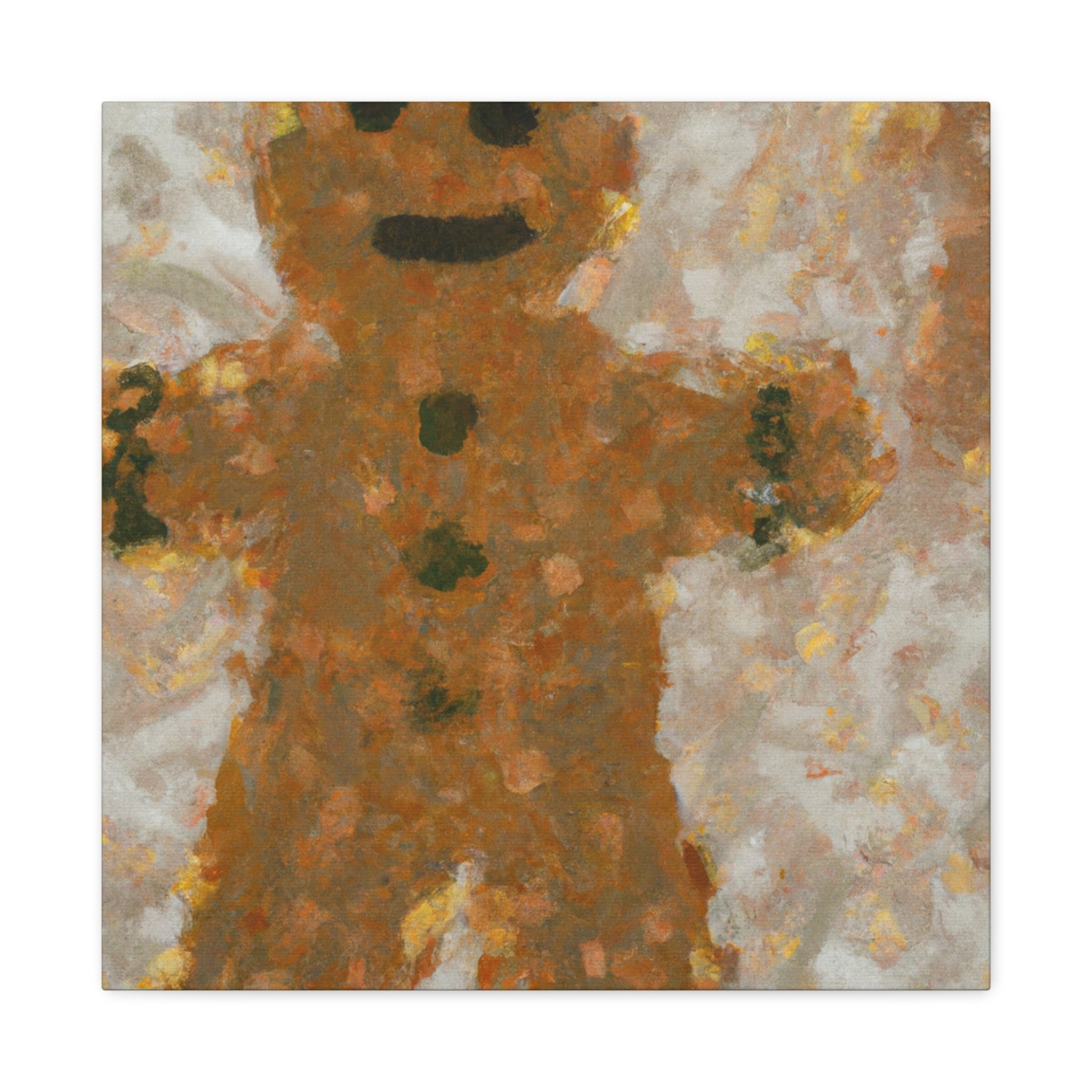 Gingerbread Man Splatter - Canvas - Walmart.com
