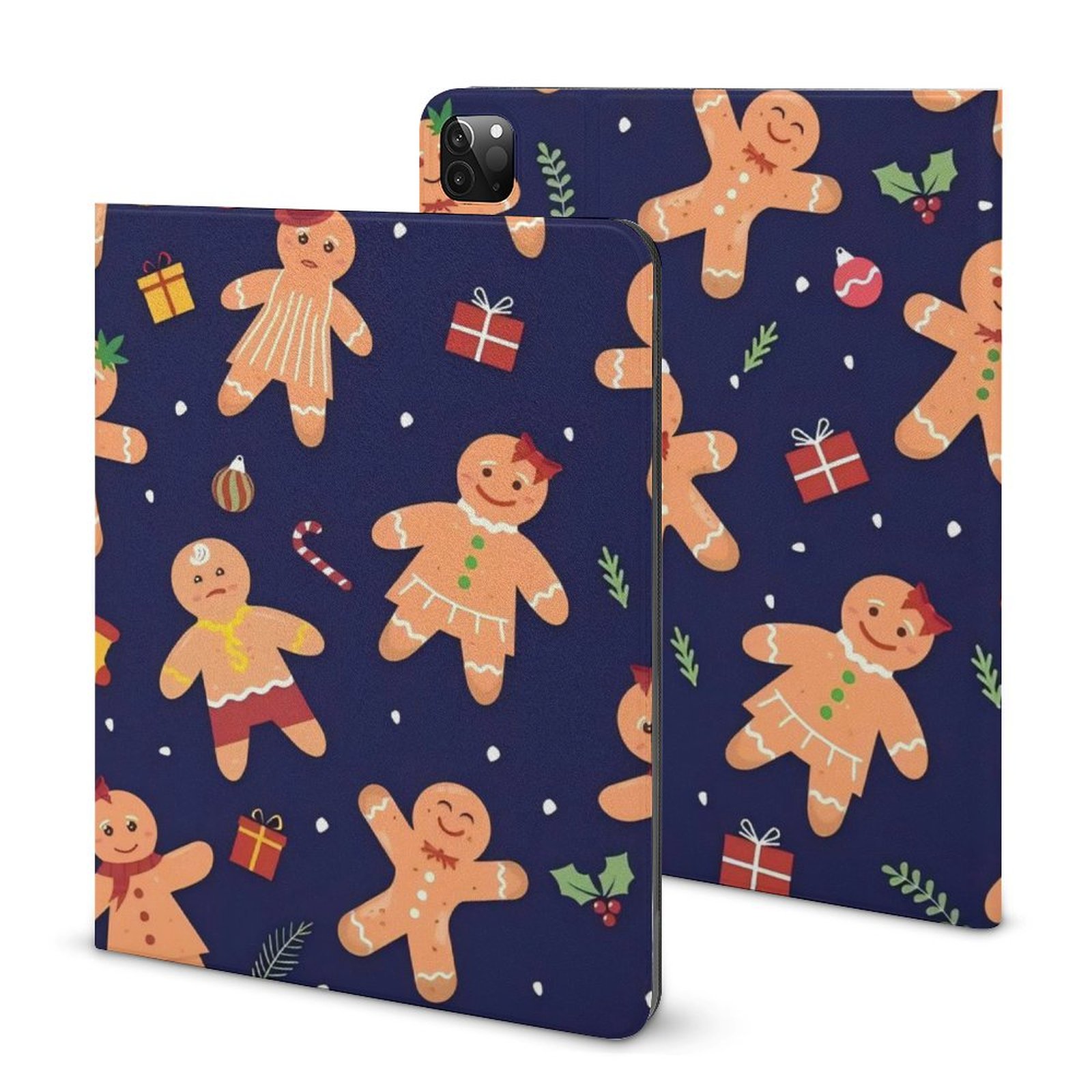 Gingerbread Man The ipad pen slot case thin folding Smart case Soft TPU ...