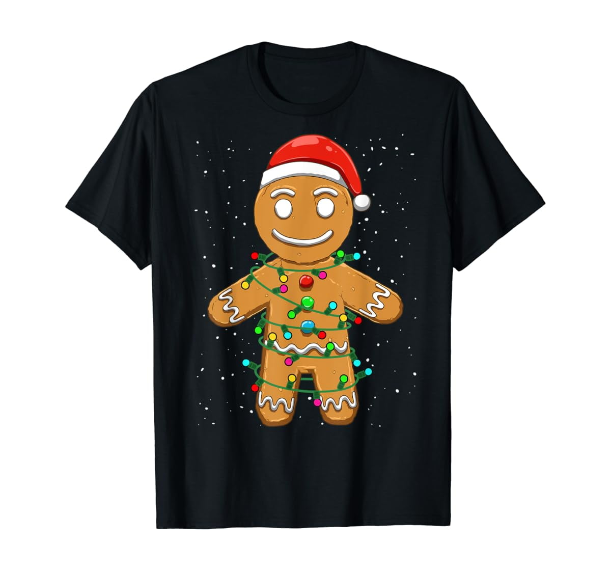 Gingerbread Man Tree Cookie Santa Gingerbread T-Shirt - Walmart.com