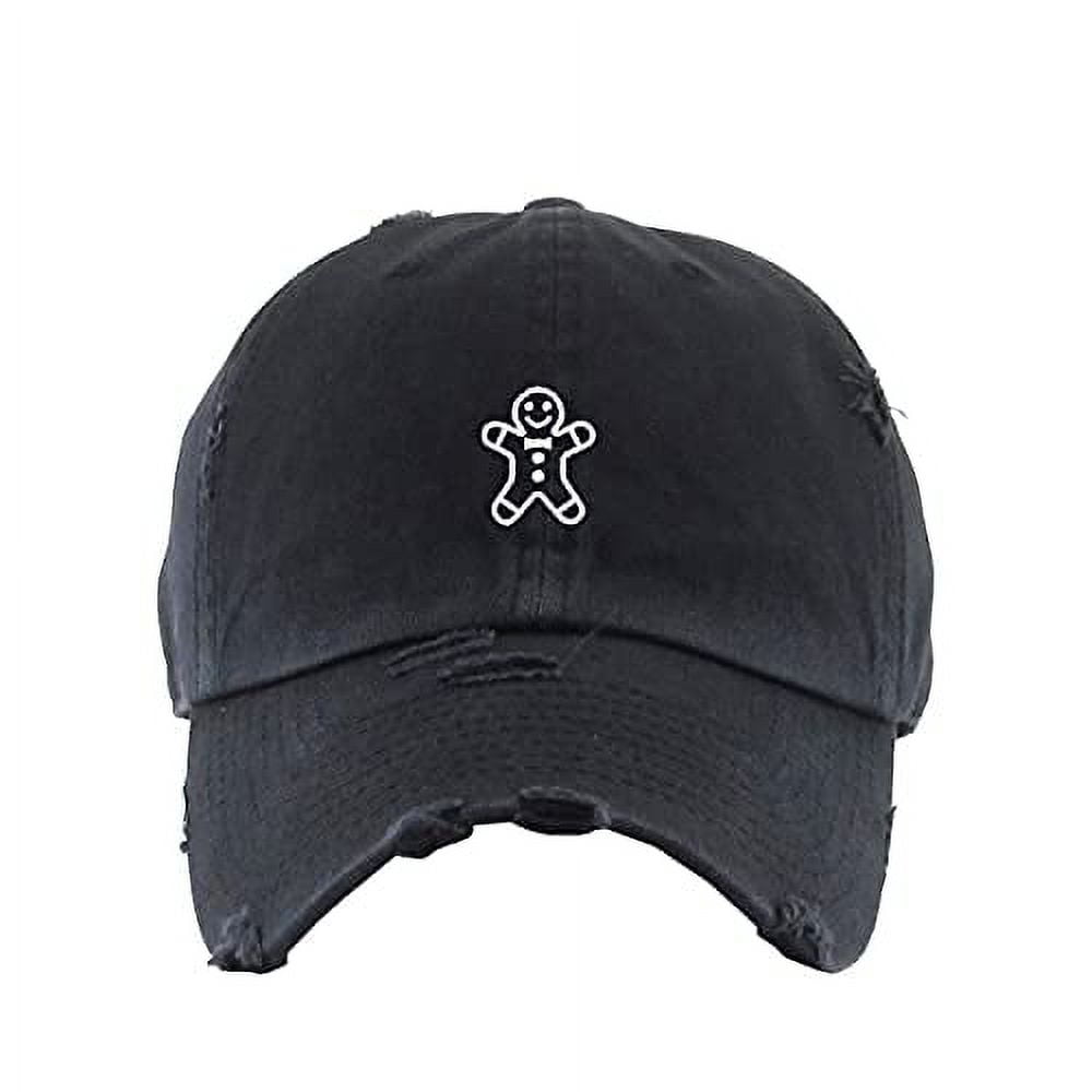 Gingerbread Man Vintage Baseball Cap Embroidered Cotton Adjustable ...