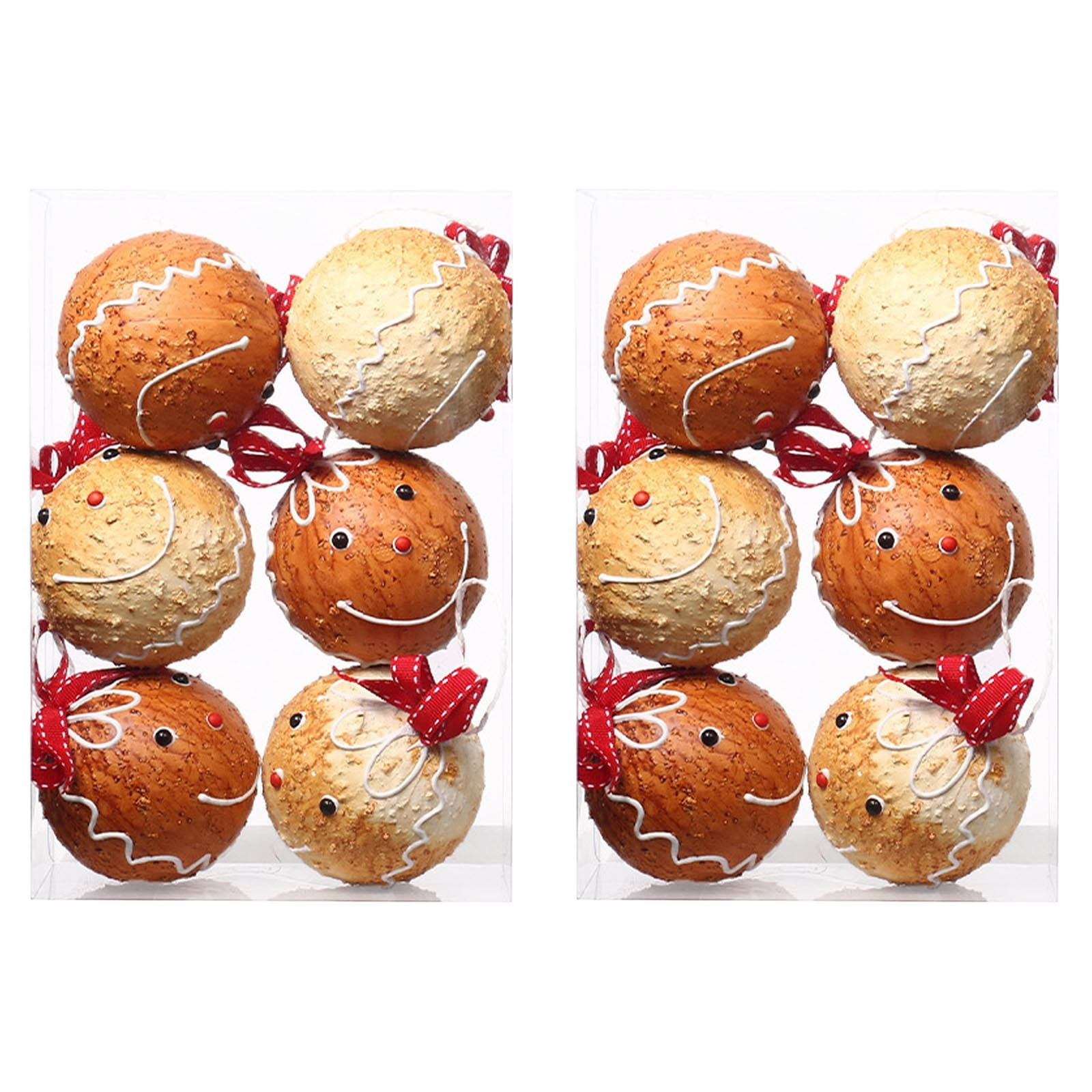 Gingerbread Ornament Set Kadlawus Under $5 ! Festive Foam Christmas ...