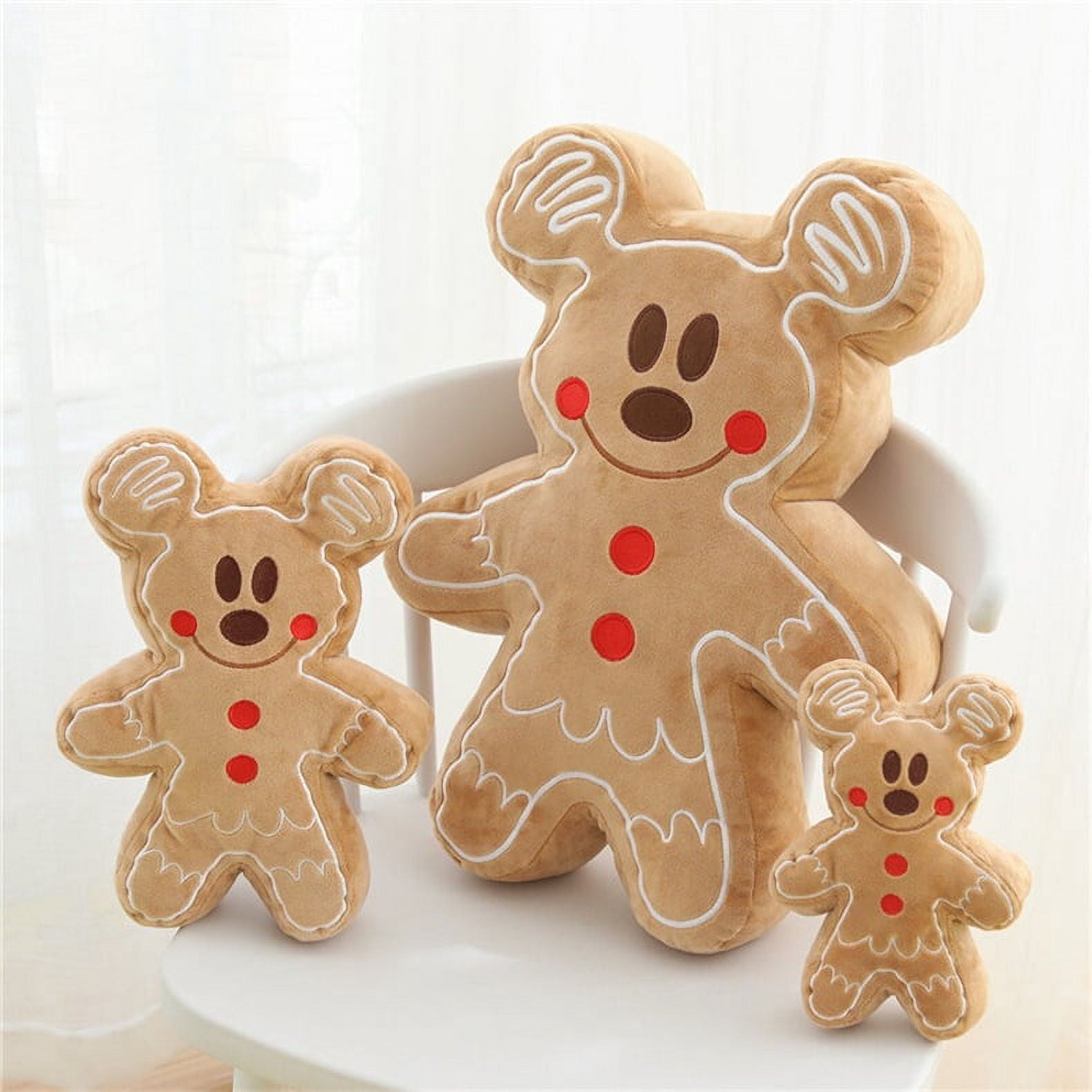 Gingerbread Plush Toys Christmas Stuffed Gingerbread Boy and Girl ...