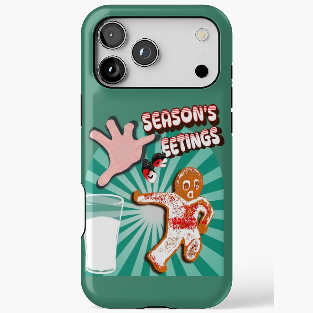 Gingerbread Running Man Case for iPhone 11 12 13 14 15 16 17 Pro Max ...