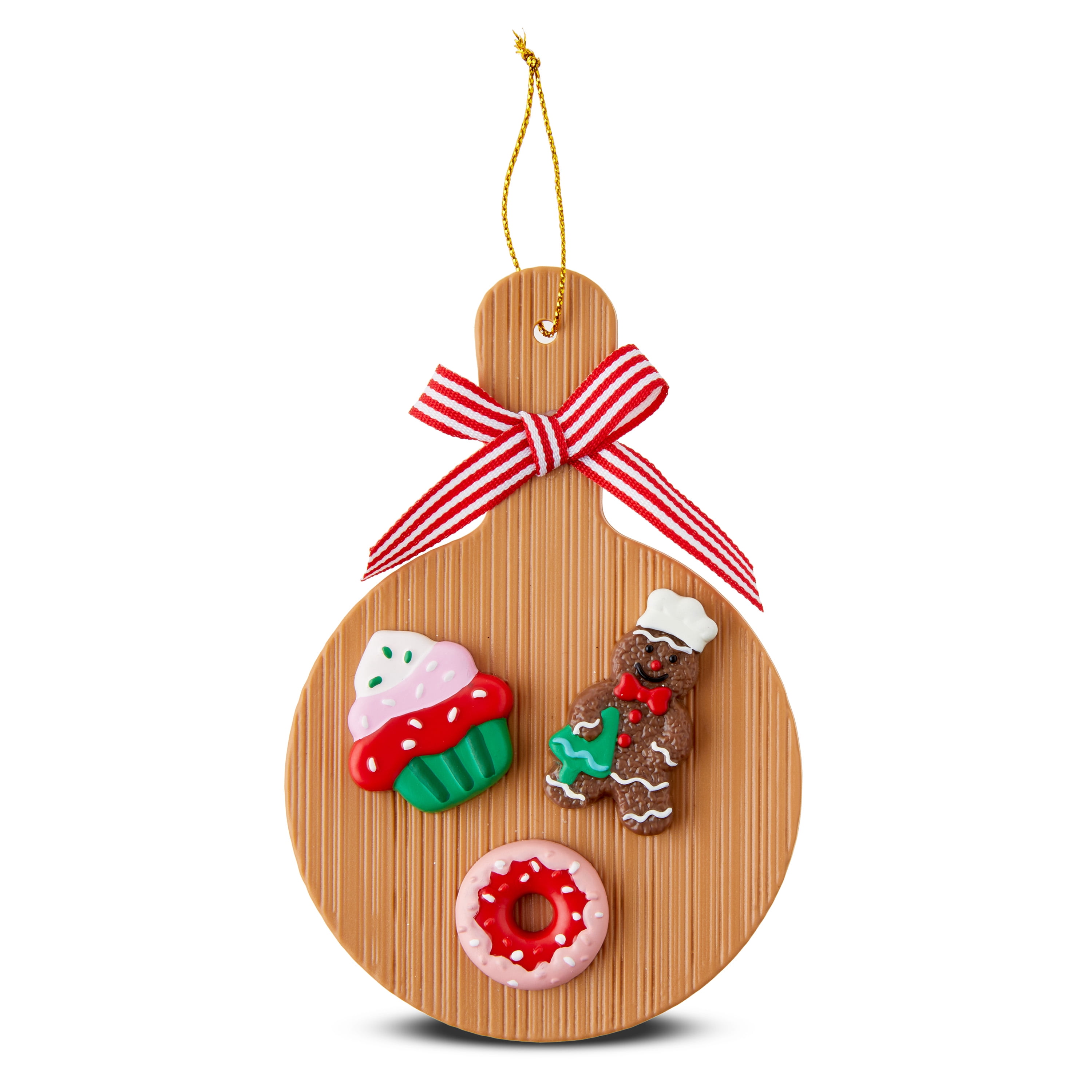 Gingerbread Serving Board Christmas Ornament, Multicolor, 7 in, by ...