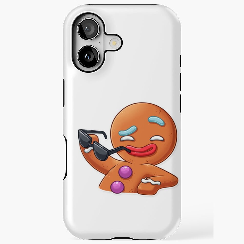Gingerbread Shrek Meme Funny Holiday Cookie iPhone Case 17 to 11 Pro ...