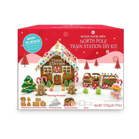 All City Candy Deluxe Gingerbread House Kit (Includes Gingerbread House ...