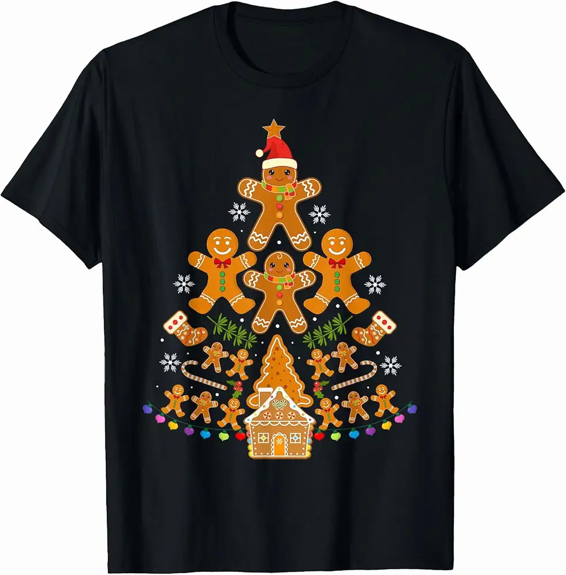 Gingerbread Tree Lights Christmas Holiday Baking Team Festive Treat ...