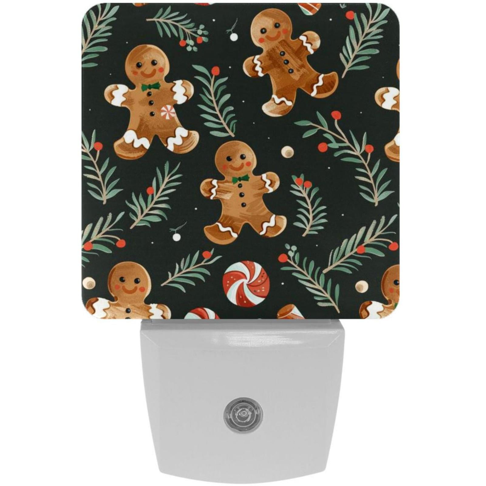 Gingerbread man LED Square Night Lights - Energy Efficient and Sleek ...