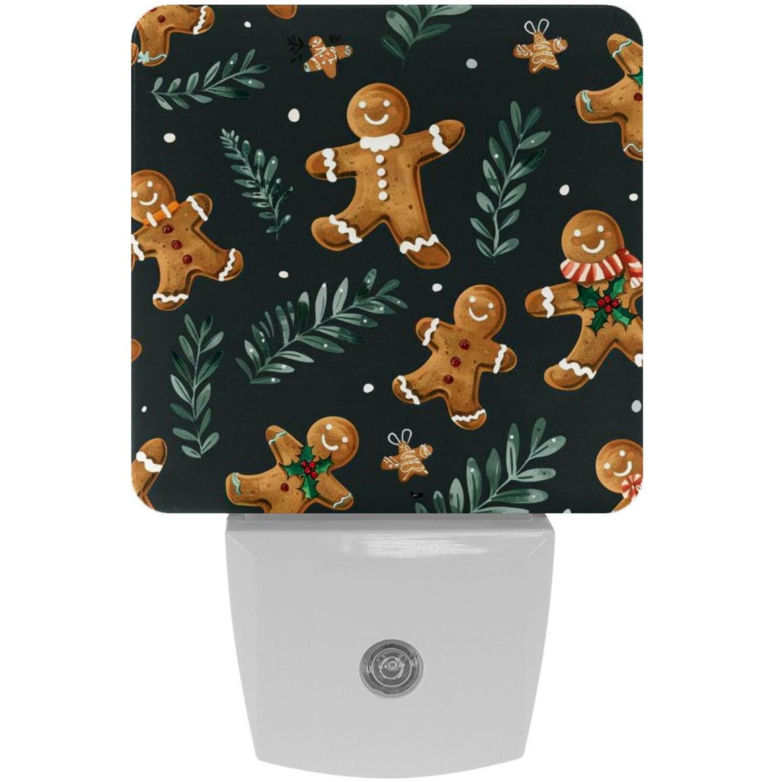 Gingerbread man LED Square Night Lights- Energy Efficient and Stylish ...