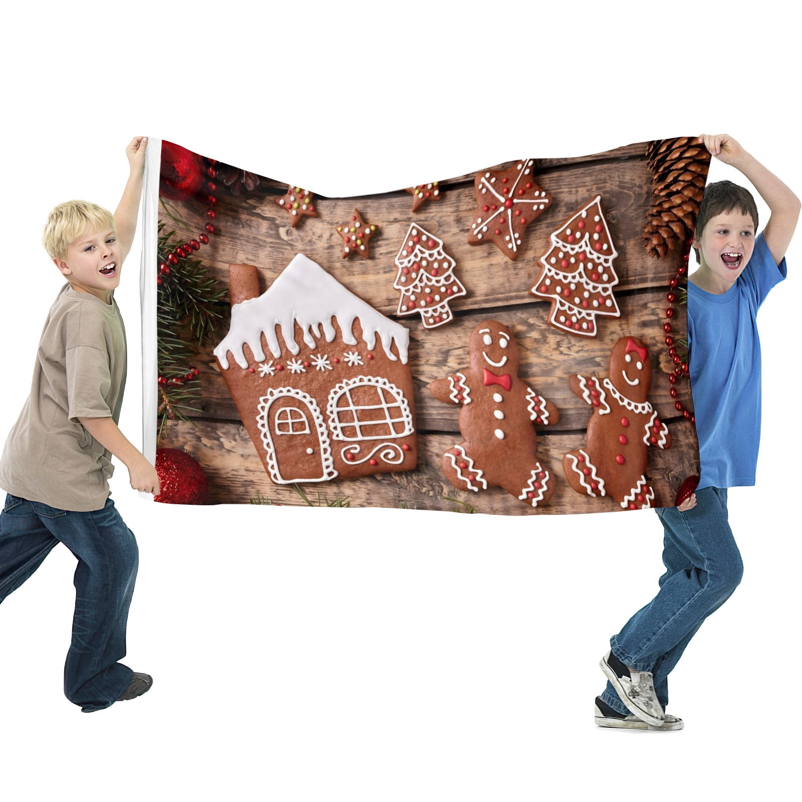 Gingerbread man-themed Printed Flag Perfect gift for fans, friends, and ...