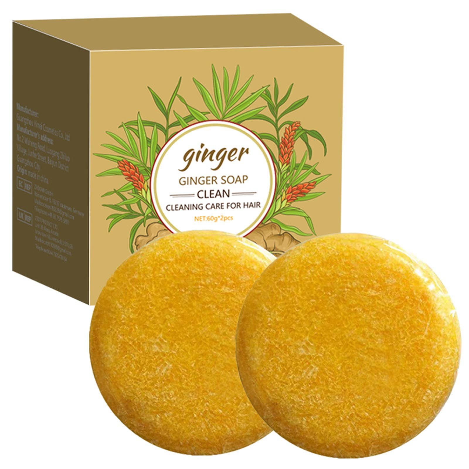 Gingers Shampoo Soap Natural Plant Soap Oil Control Anti-dandruff Thick ...