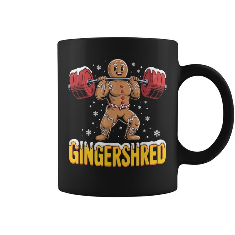 Gingershreds Gym Bodybuilder Merry Christmas Coffee Mugs - Walmart.com