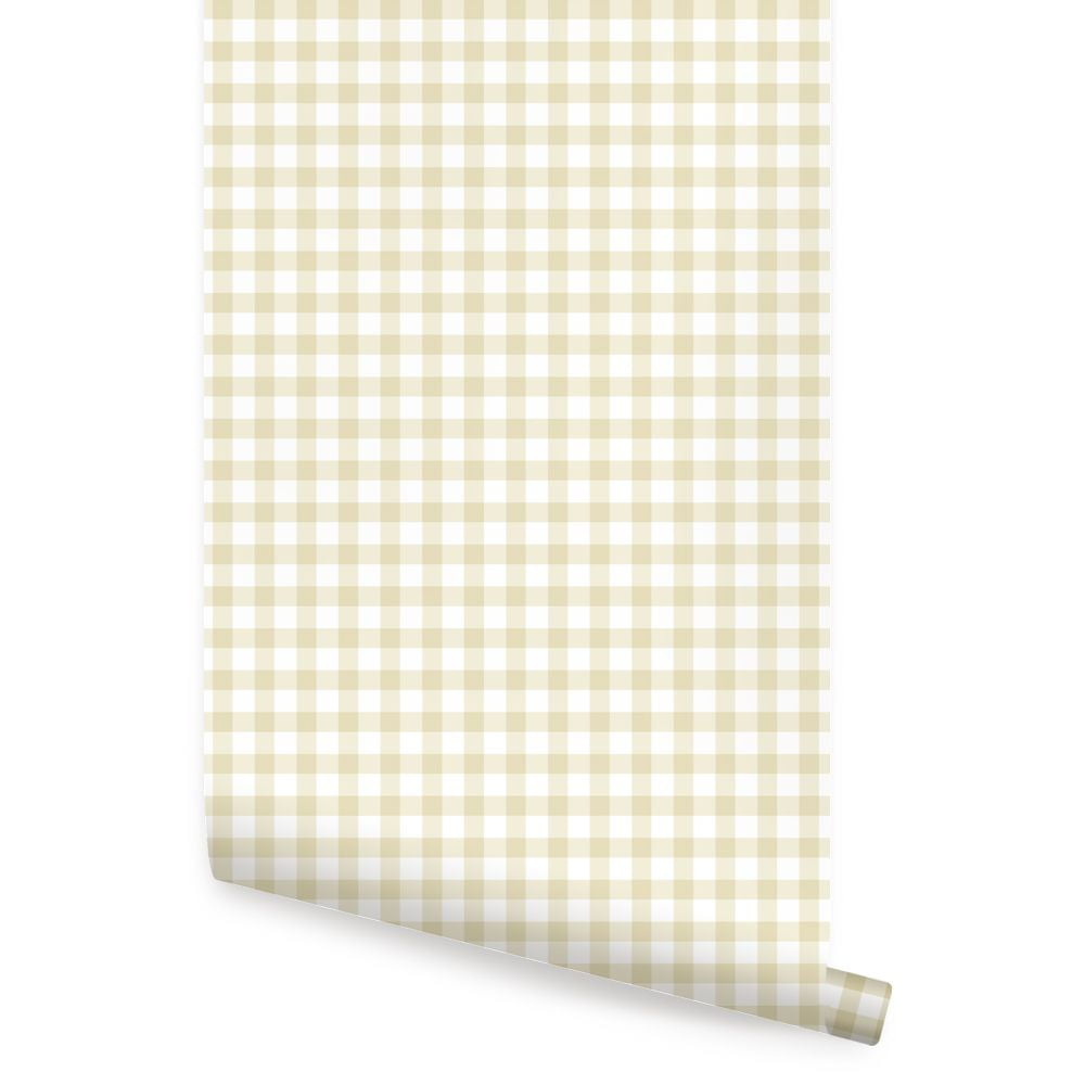 Gingham Check Pattern Peel and Stick Vinyl Wallpaper - Walmart.com