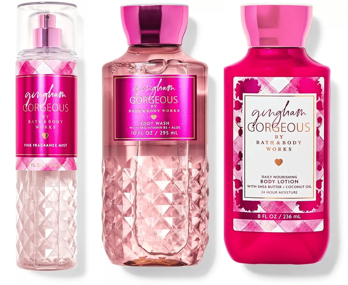 Gingham Gorgeous Gift Set by Bath + Body Works - Fine Fragrance Mist ...