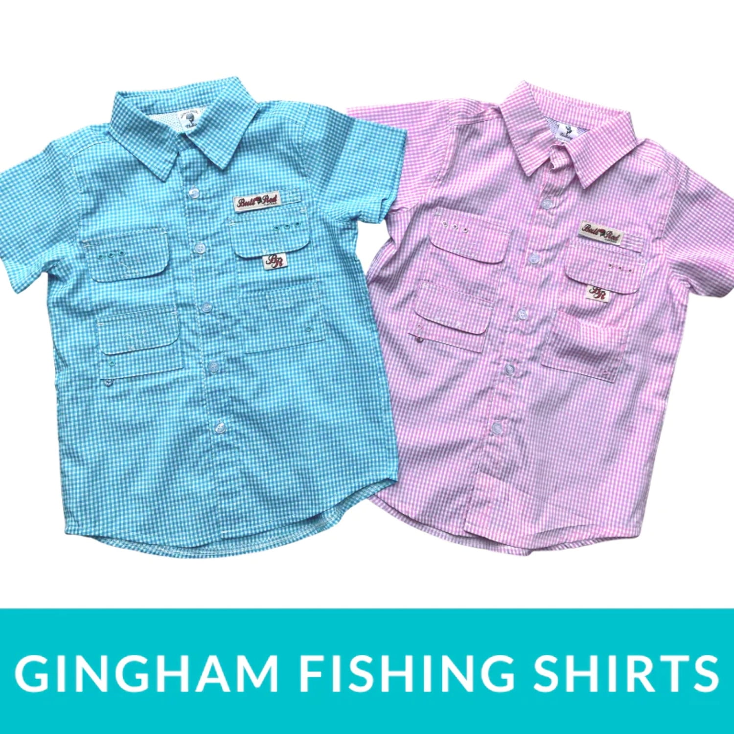 Gingham Kids Fishing Shirts - Walmart.com