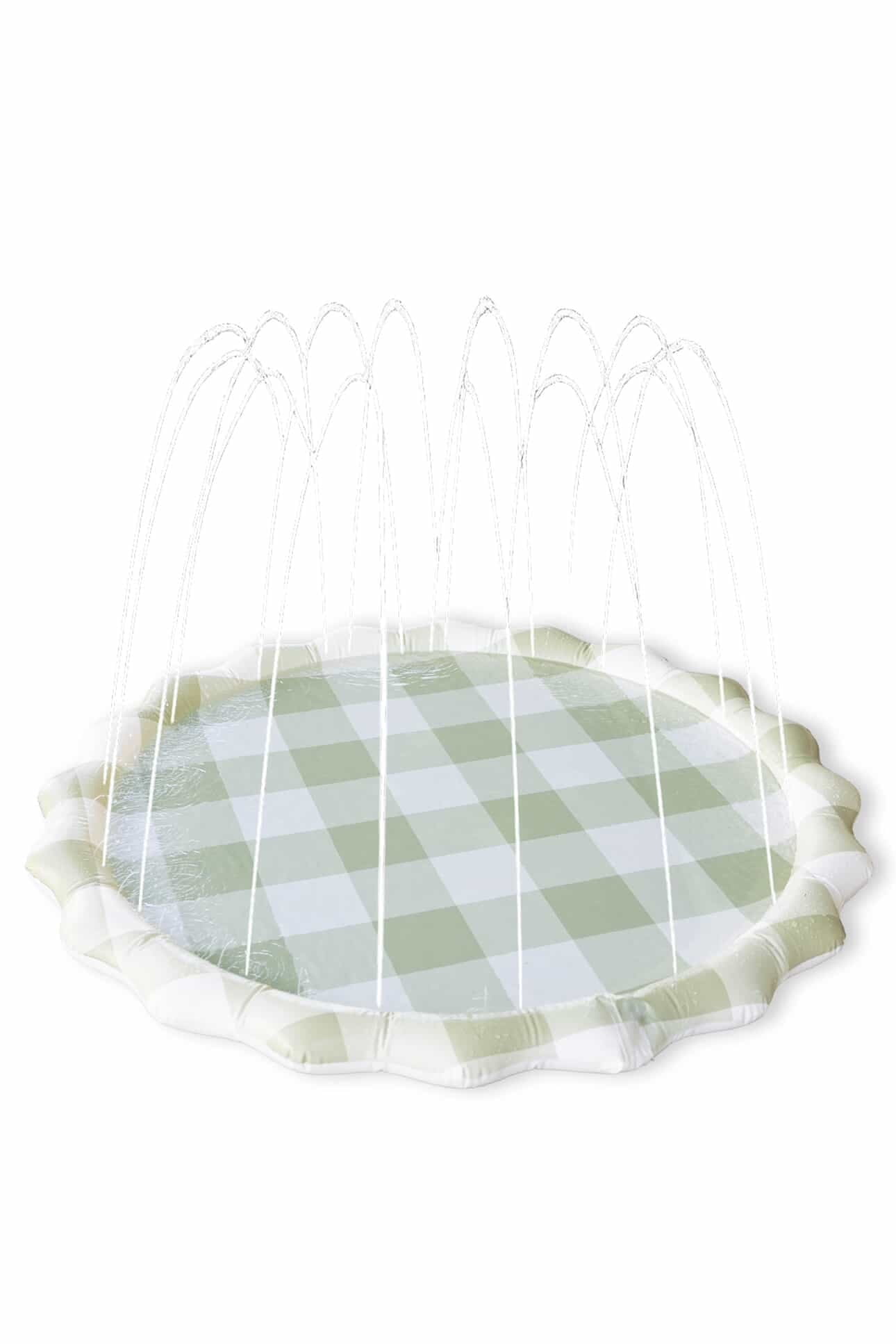 Gingham Splash pad for kids. Toddler splash pad sprinkler toy. 67 inch ...