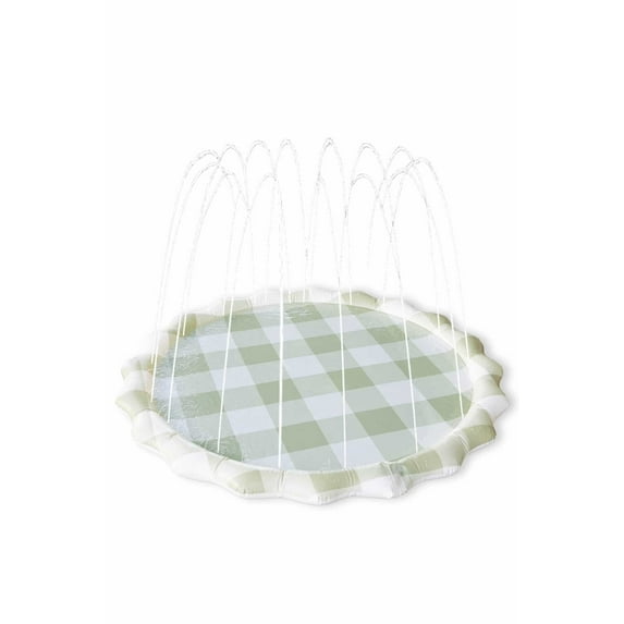 Gingham Splash pad for kids. Toddler splash pad sprinkler toy. 67 inch ...