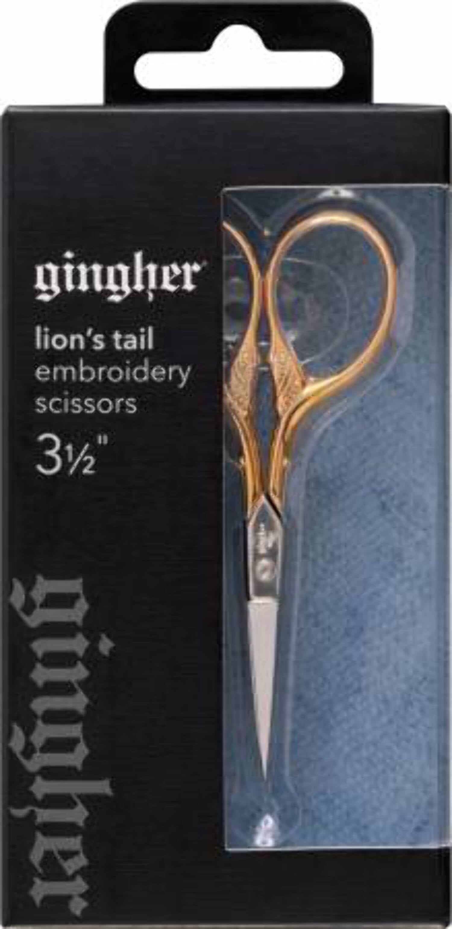 Free Shipping! Gingher 3 1/2in Goldhandle Lions Tail Embroidery ...