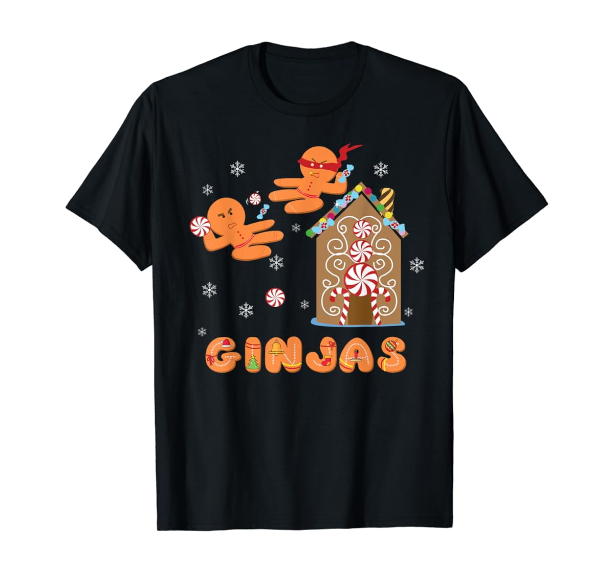 Ginjas Gingerbread Ninjas Ginja Ninja T-Shirt Sweatshirt All Size S-5XL ...